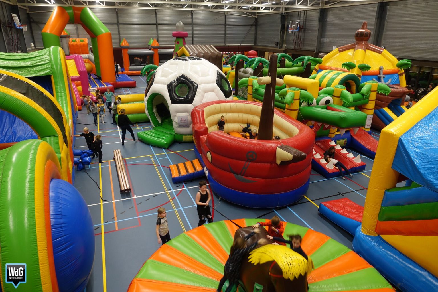 Alle energie kwijt in Springland