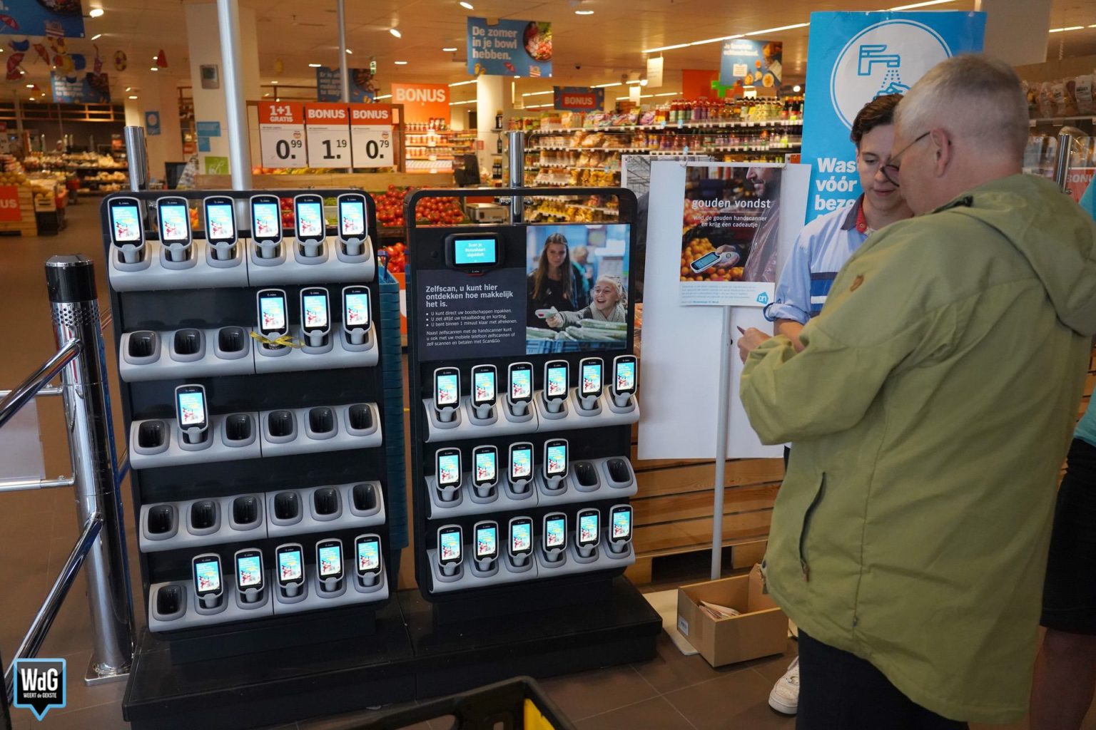 Zelfscanners Albert Heijn Muntpassage