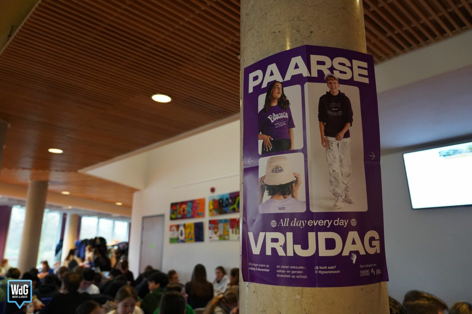 Paarse Vrijdag: in het paars naar school