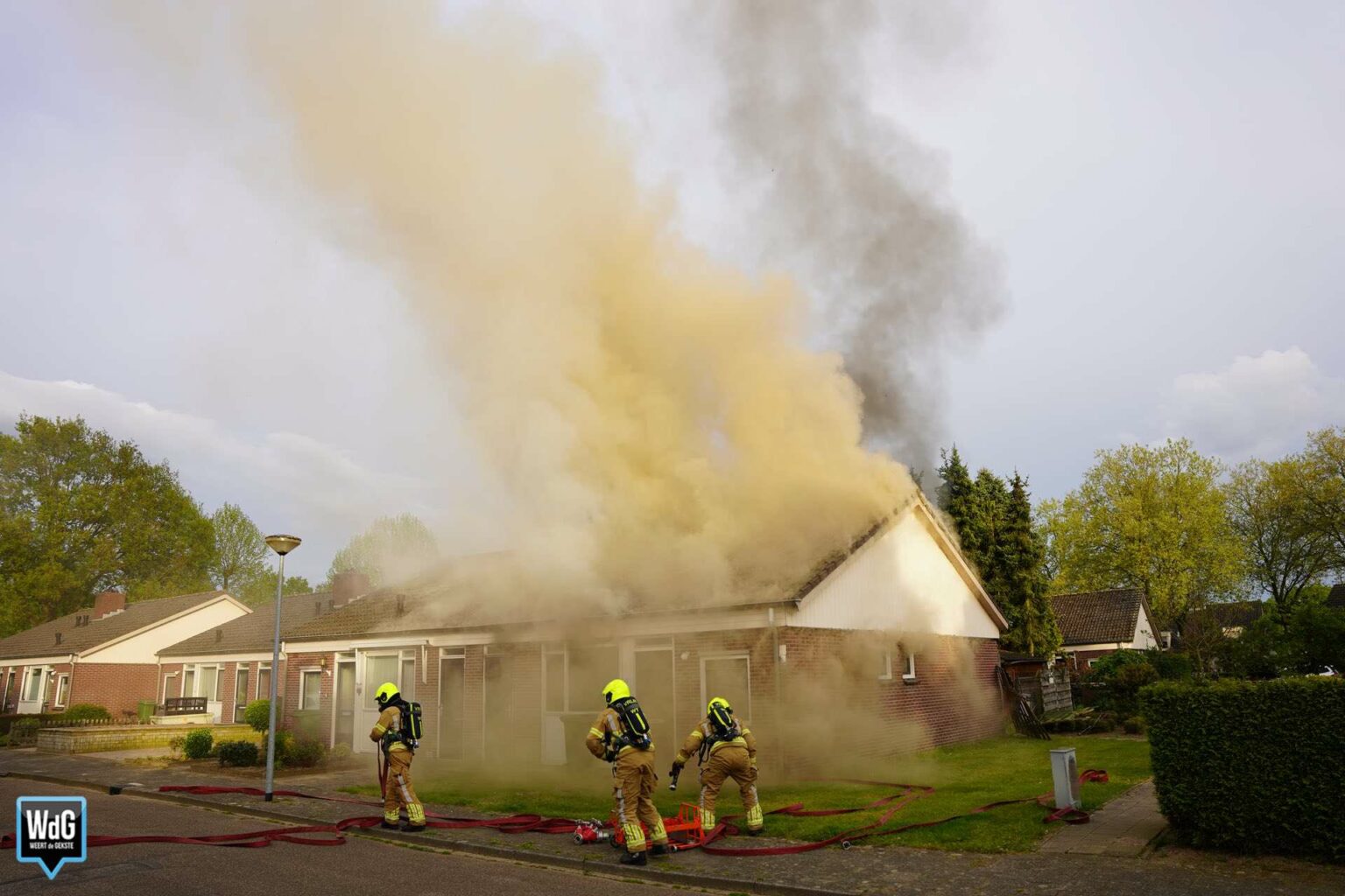 Aanhouding na uitslaande woningbrand in Swartbroek