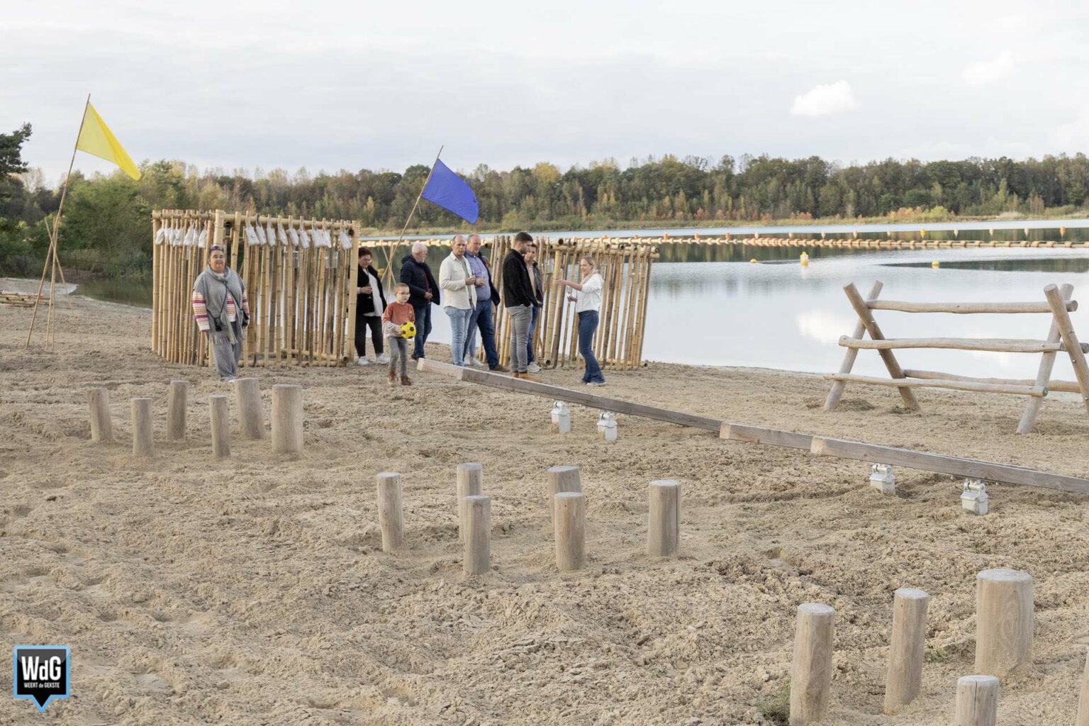 Nieuwe outdoorstrand Blauwe Meertje officieel geopend