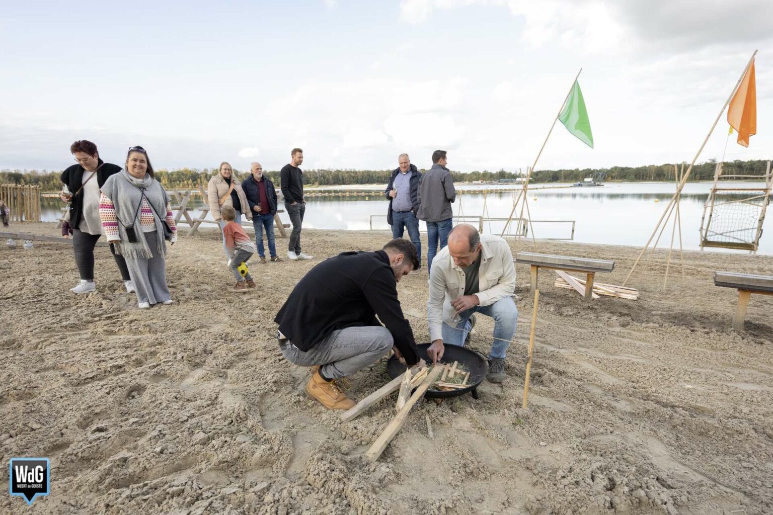 Nieuwe outdoorstrand Blauwe Meertje officieel geopend