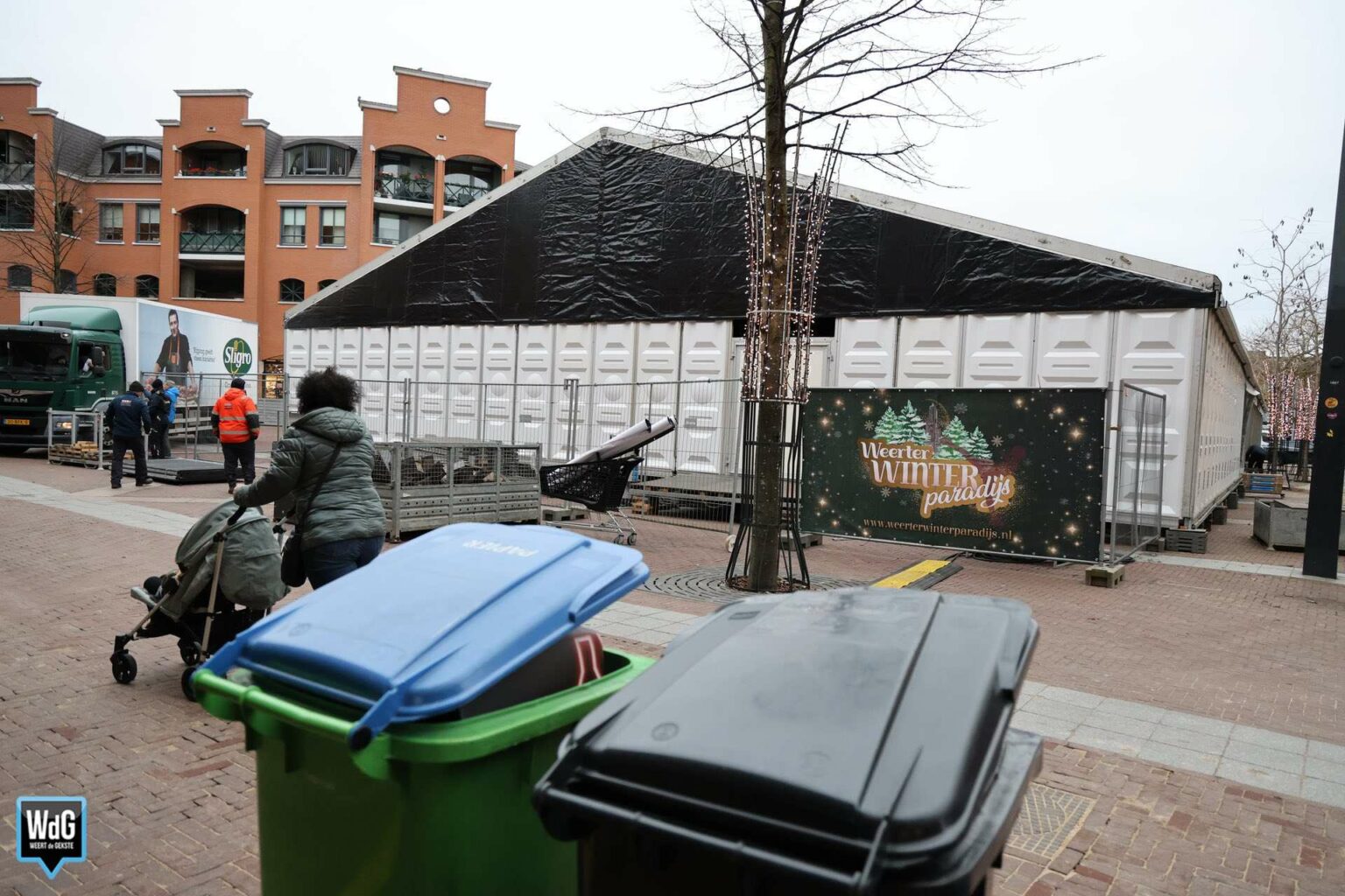 Nieuwe Markt in Weert vormt zich steeds meer tot winterparadijs