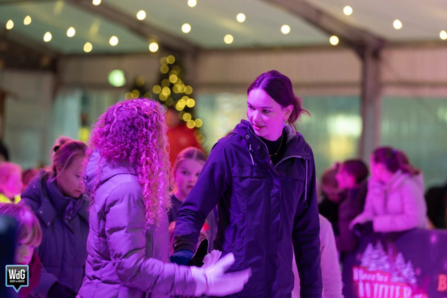 Winterse gezelligheid in de binnenstad van Weert