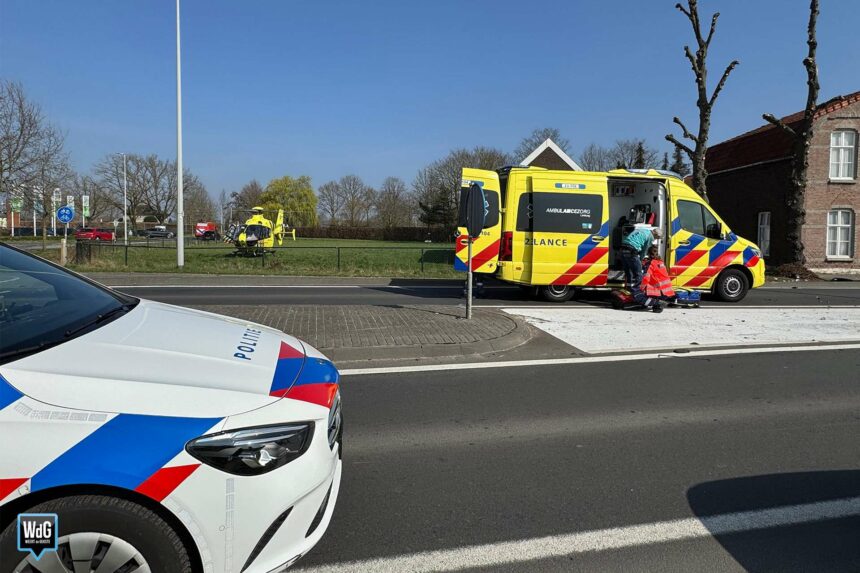 Roermondseweg tijdelijk afgesloten vanwege ernstig ongeval