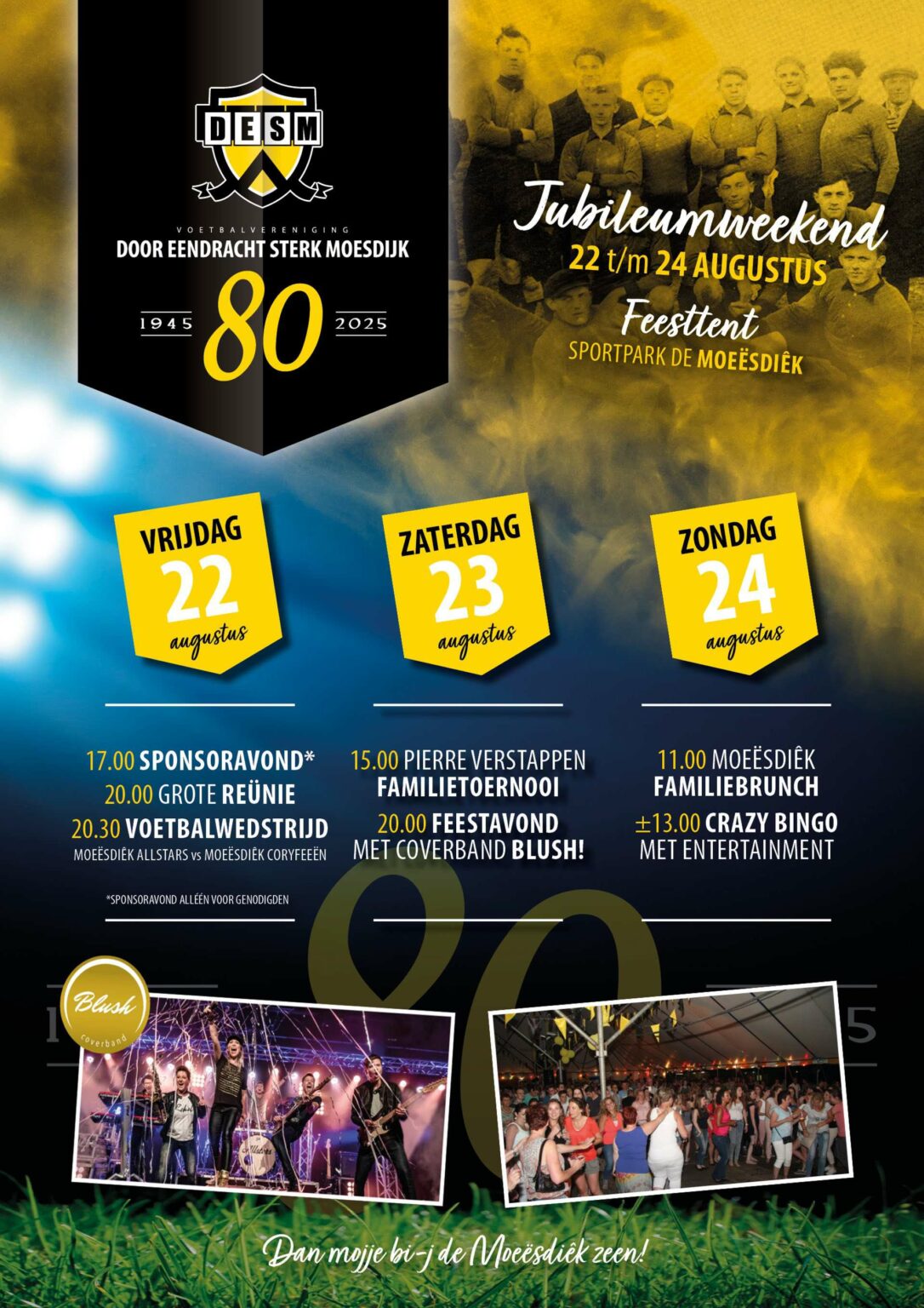 Dit is het volledige jubileumprogramma van DESM